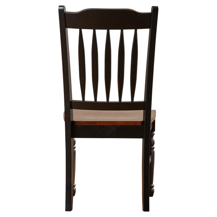 Charlton Home® Letizia Solid Wood Slat Back Side Chair And Reviews Wayfair
